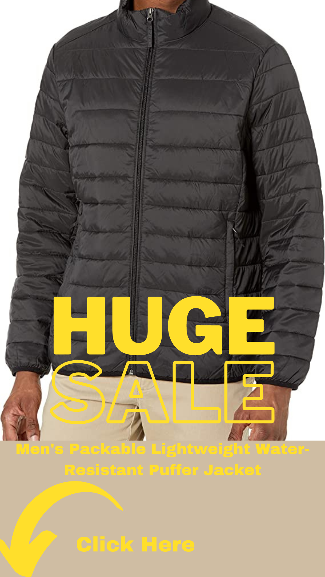 My Review Men's Packable Lightweight Water-Resistant Puffer Jacket