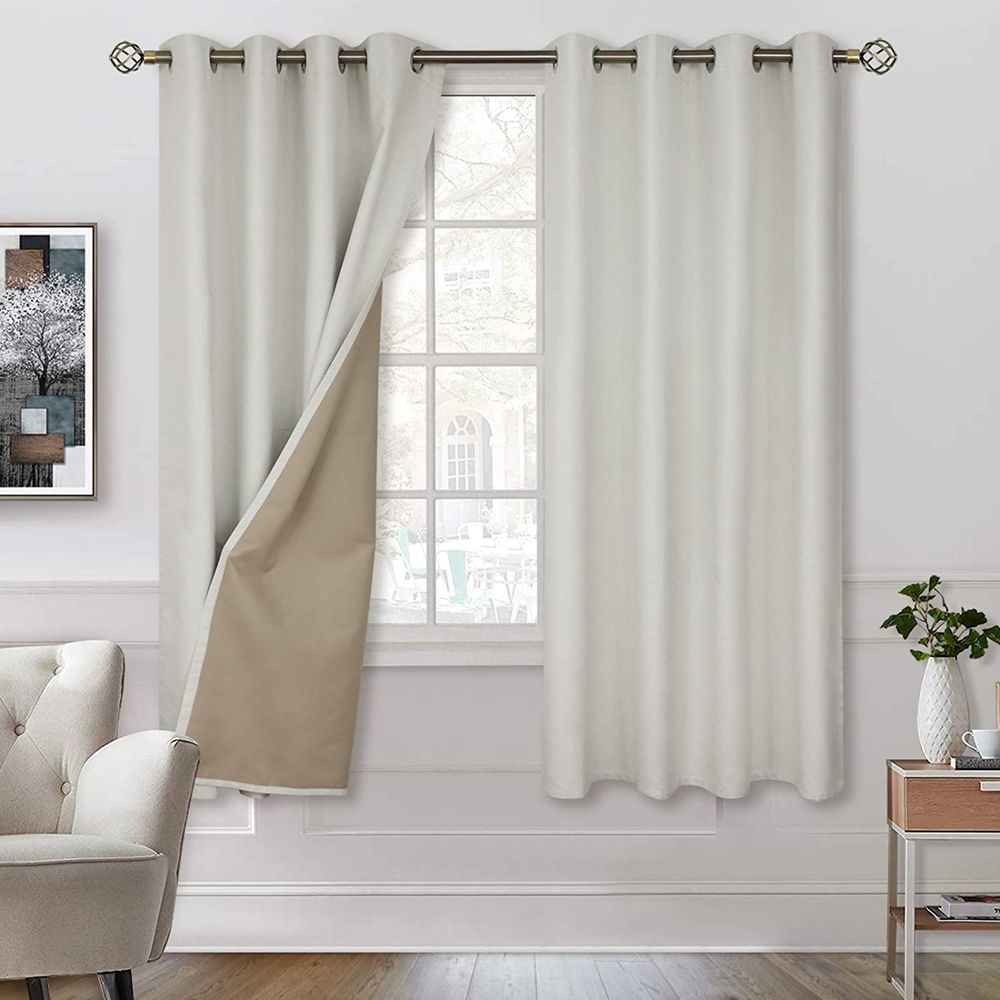 My Review Rutterllow 100% Blackout Curtains 2 Panels, Full Shade 84 ...